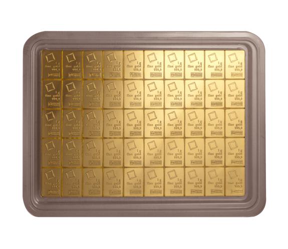 50 Gram Valcambi Gold CombiBar (50x1g w/ Assay) l JM Bullion™