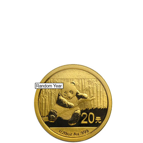 Buy 1/20 oz Chinese Gold Panda Coin (Random Year, Sealed) Online l JM ...