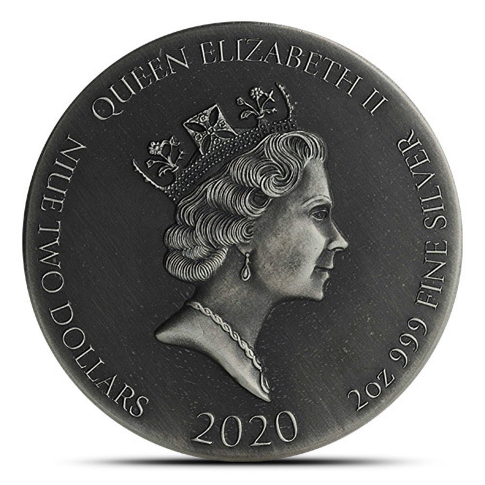 2020 2 oz Destruction of Leviathan Biblical Silver Coin Series l JM ...