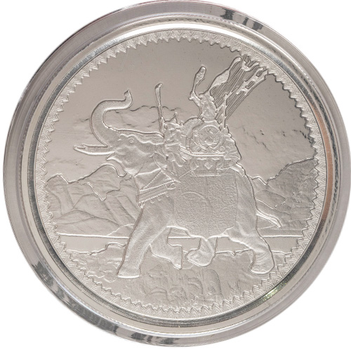 2022 1 oz Gibraltar War Elephant Silver Coin (BU) l JM Bullion™