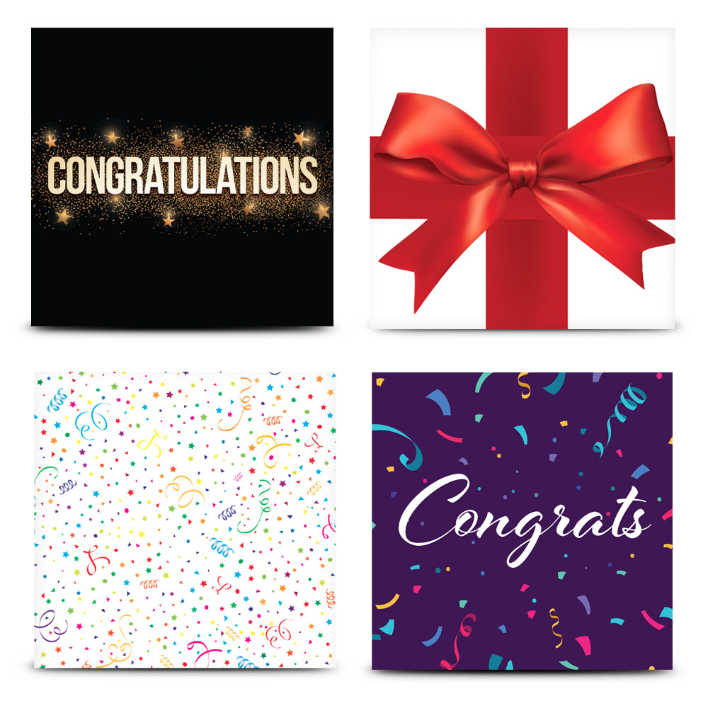 1 oz Silver Engravable Congratulations Round l JM Bullion™