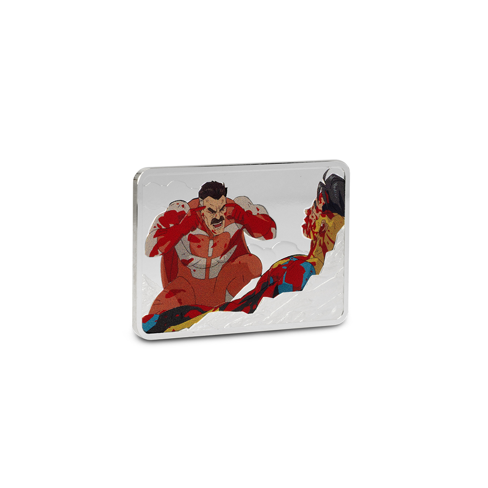 2025 1 oz Proof Colorized Niue Silver Invincible Iconic Episodes Coin l ...