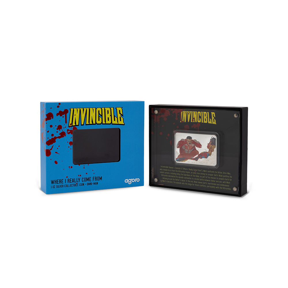 2025 1 oz Proof Colorized Niue Silver Invincible Iconic Episodes Coin l ...