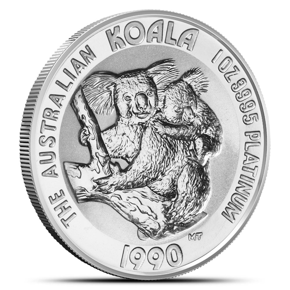 1990 1 oz Australian Platinum Koala Coin l JM Bullion™