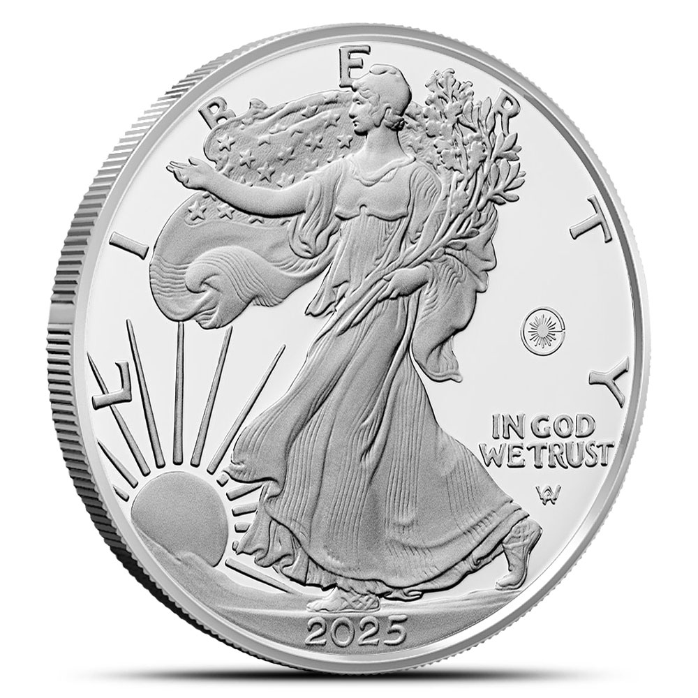 2025-W 1 oz Proof Laser Beam Privy American Silver Eagle Coin l JM Bullion™