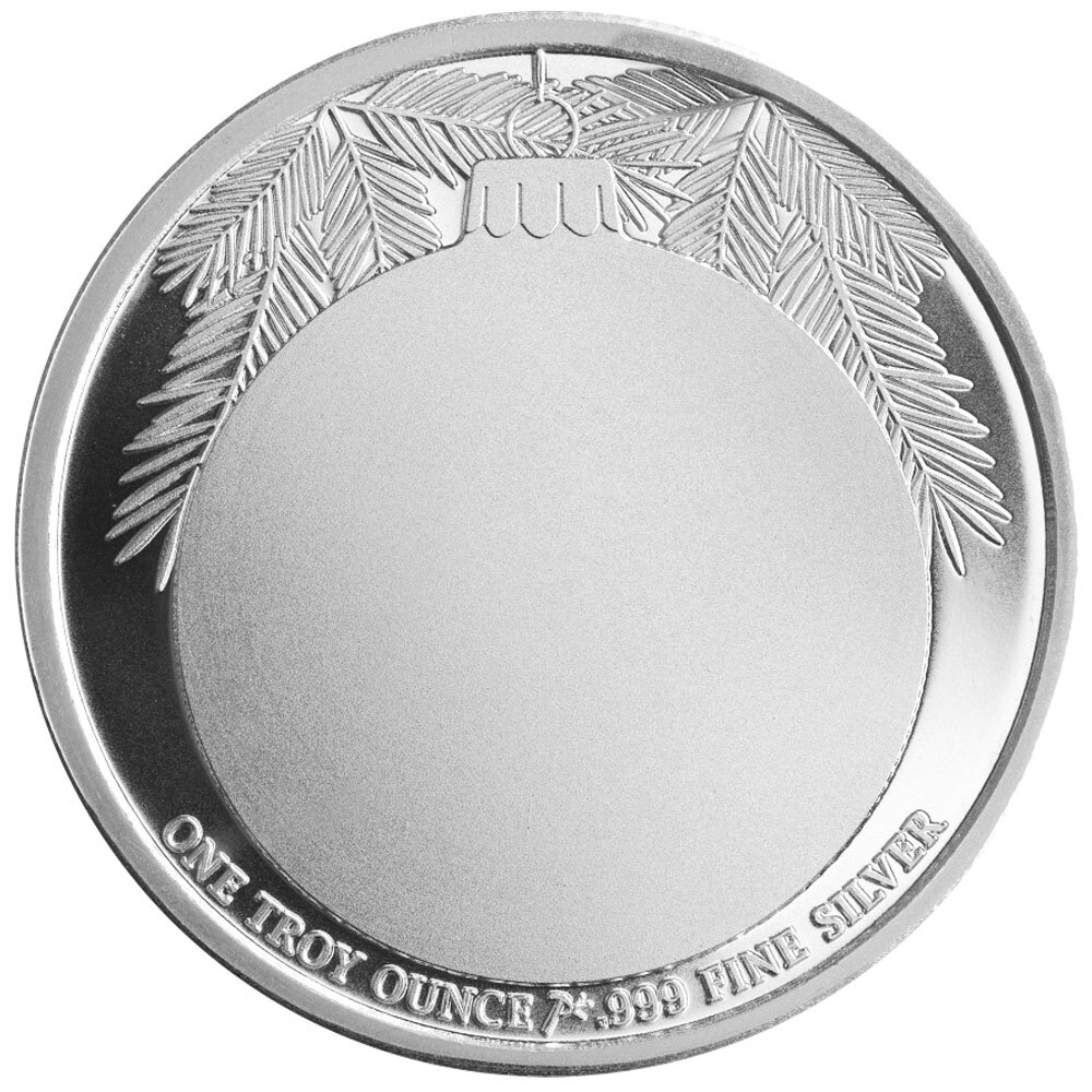 1 oz Engravable Christmas Truck Silver Round (New) l JM Bullion™